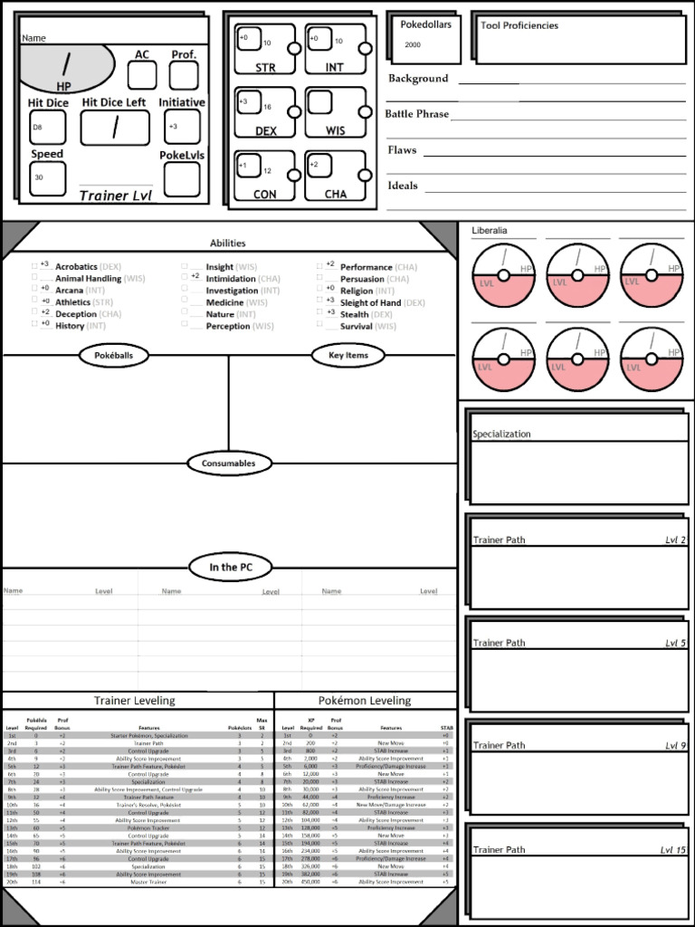 Skylar Lock - Character Sheet | PDF | Role Playing Games