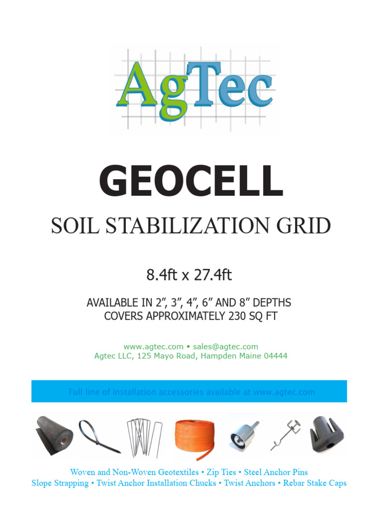 Geocell Insert With Images and Instructions 2022 | PDF | Drainage | Nonwoven Fabric