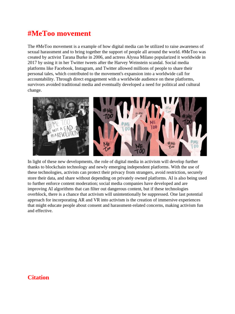 #MeToo Movement | PDF | Social Science