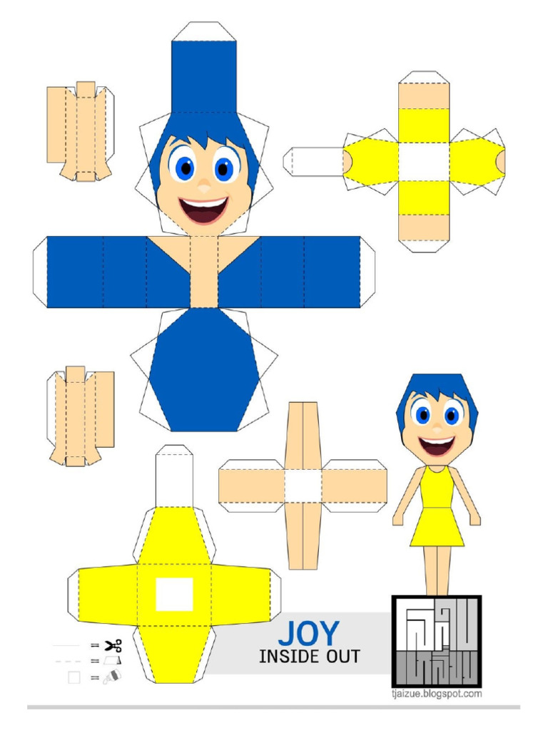 Intensamente Figuras Armables | PDF