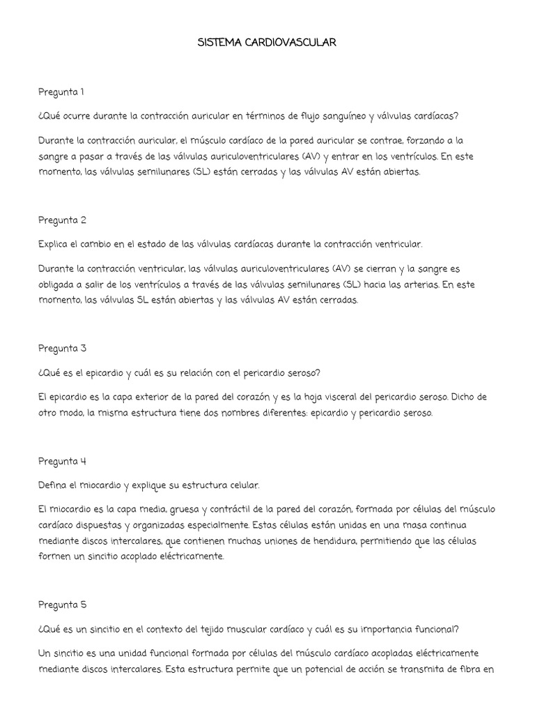 Sistema Cardiov-Wps Office | PDF | Corazón | Artería