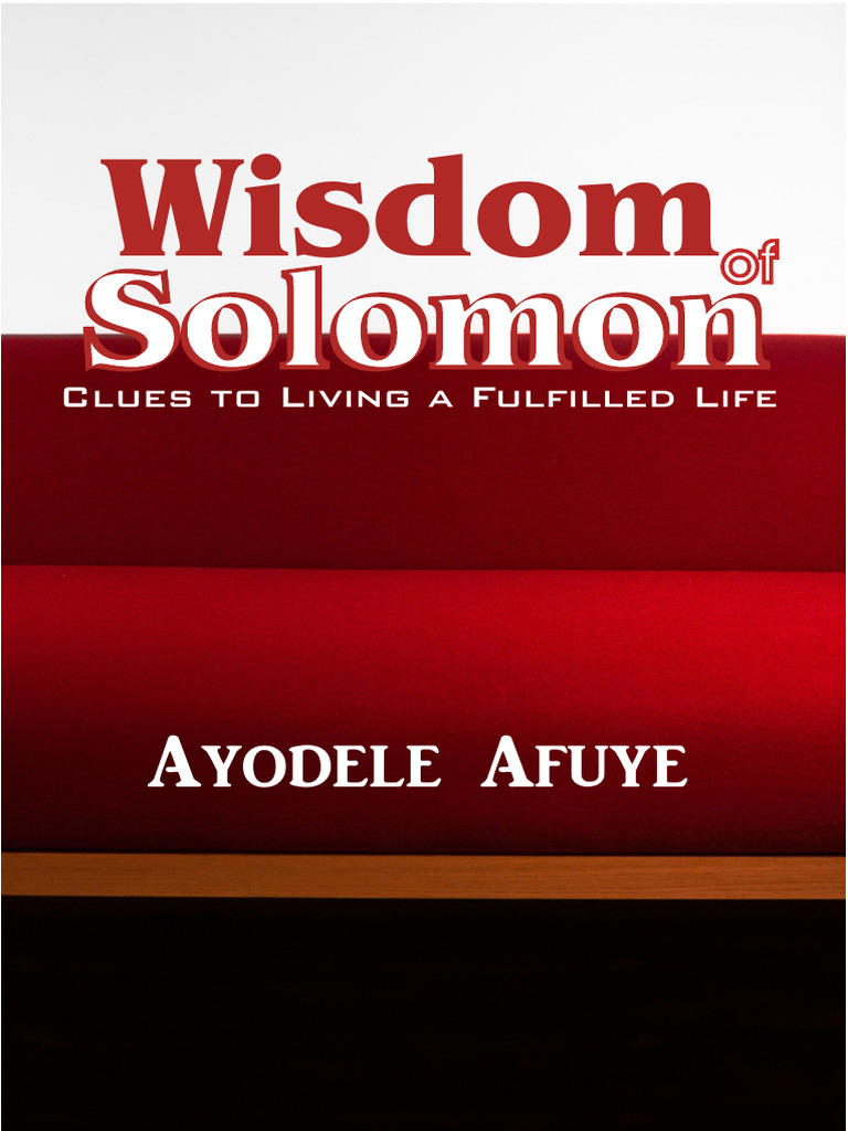 WISDOM OF SOLOMON eBOOK 02 | PDF | Books Of Kings | Solomons