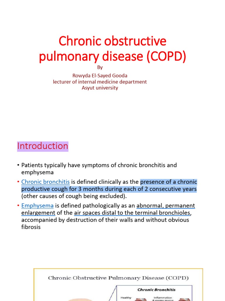 COPD: Risks, Diagnosis, and Complications | PDF