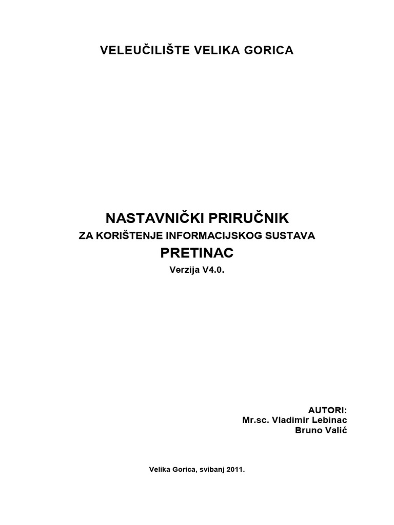 PRETINAC Prirucnik Za Nastavnike V 4 0 PDF | PDF