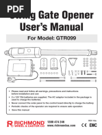 Manual Book Safetran | PDF | Relay | Screw