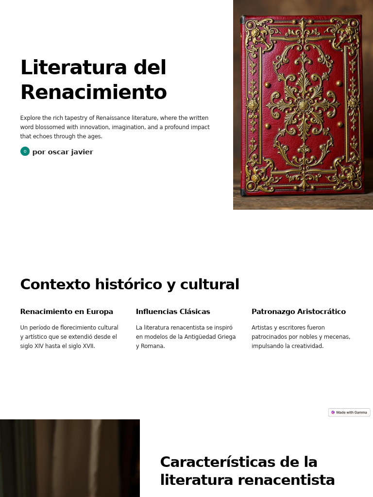 Literatura Del Renacimiento | PDF | Literatura renacentista | Renacimiento