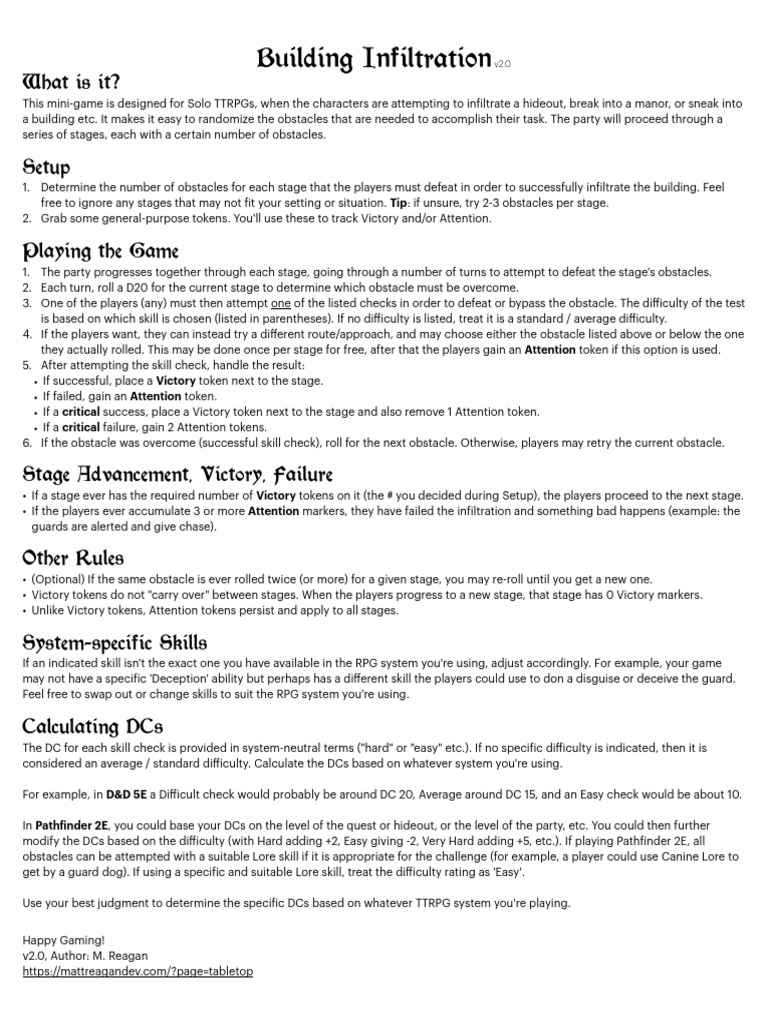 Building Infiltration v2 | PDF