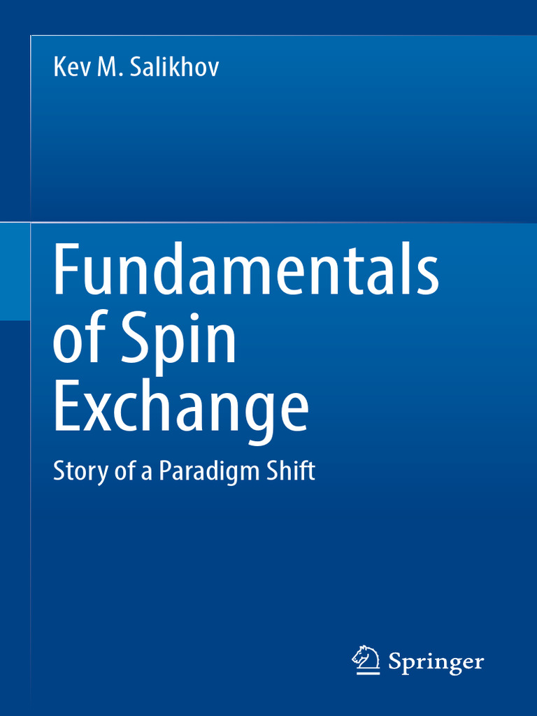 Spin Exchange | PDF | Electron Paramagnetic Resonance | Spin (Physics)