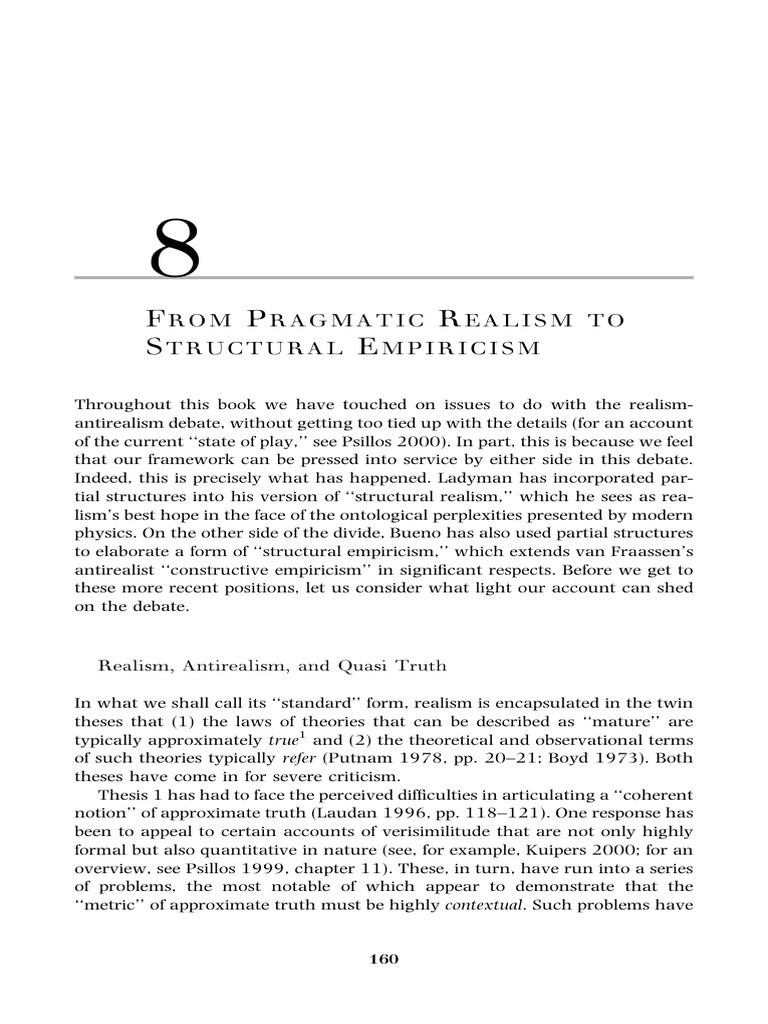 Pragmatic Realism and Structural Empiricism | PDF | Truth ...
