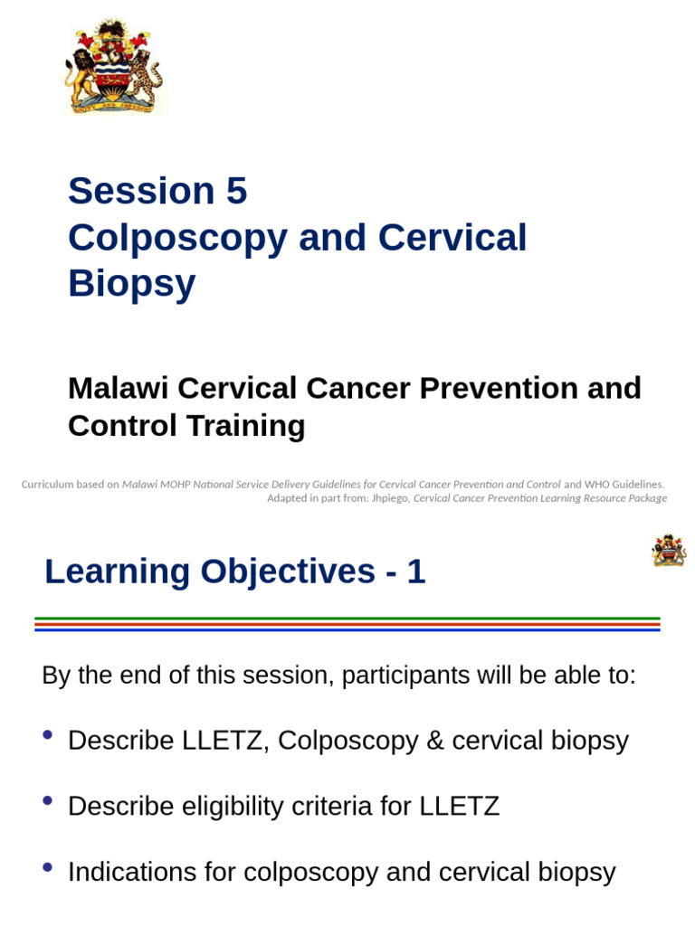 Colposcopy and Cervical Biopsy | PDF | Medical Procedures | Gynaecologic Disorders