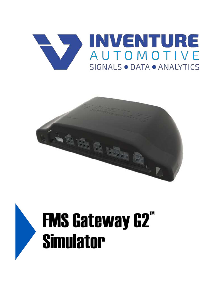 INV FMSGW G2 SIMULATOR USR EN v12 | PDF | Fuel Economy In Automobiles | Usb