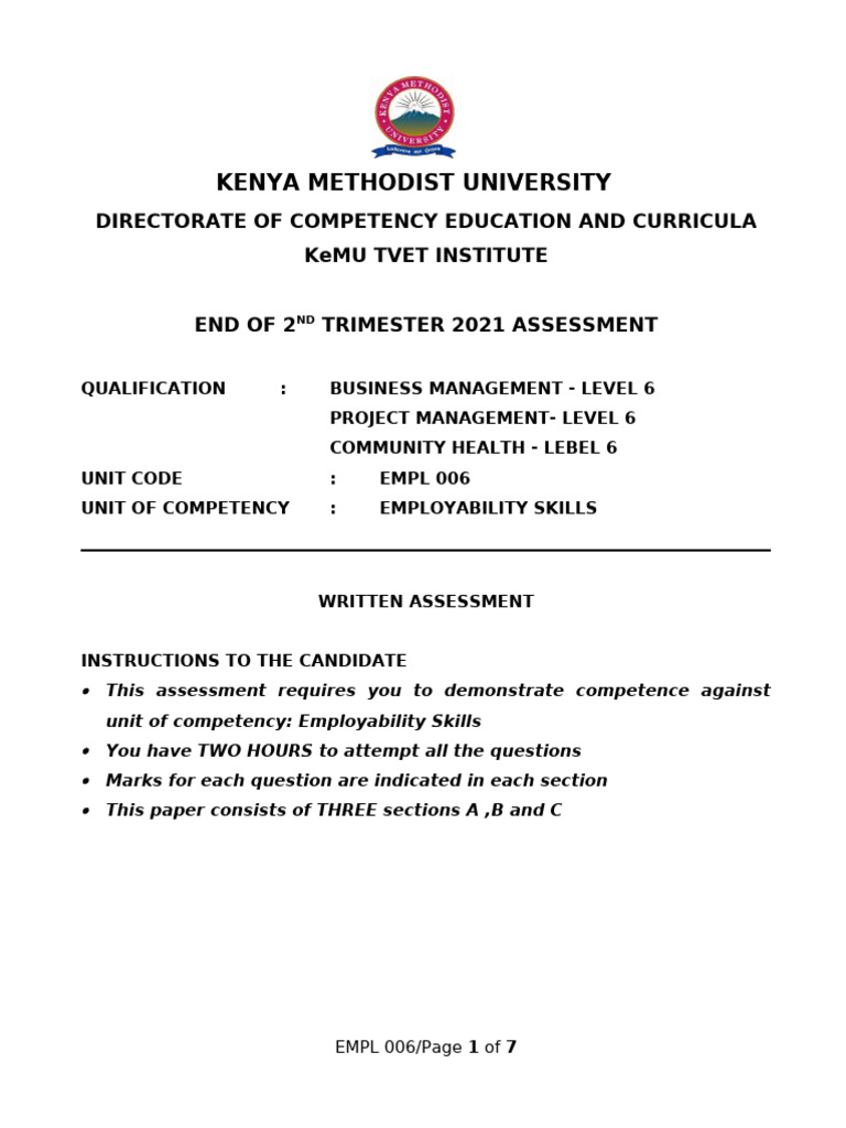 EMPL 006-Employability Skills | PDF | Employment | Empathy