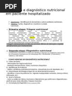 Protocolo Diagnóstico de Desnutrição Hospitalar Utilizando A GLIM | PDF ...