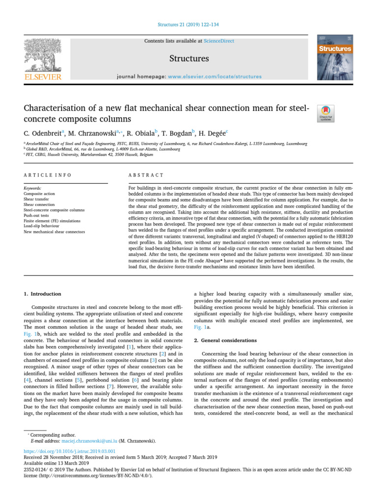 1 s2.0 S235201241930044X Main | PDF | Concrete | Strength Of Materials