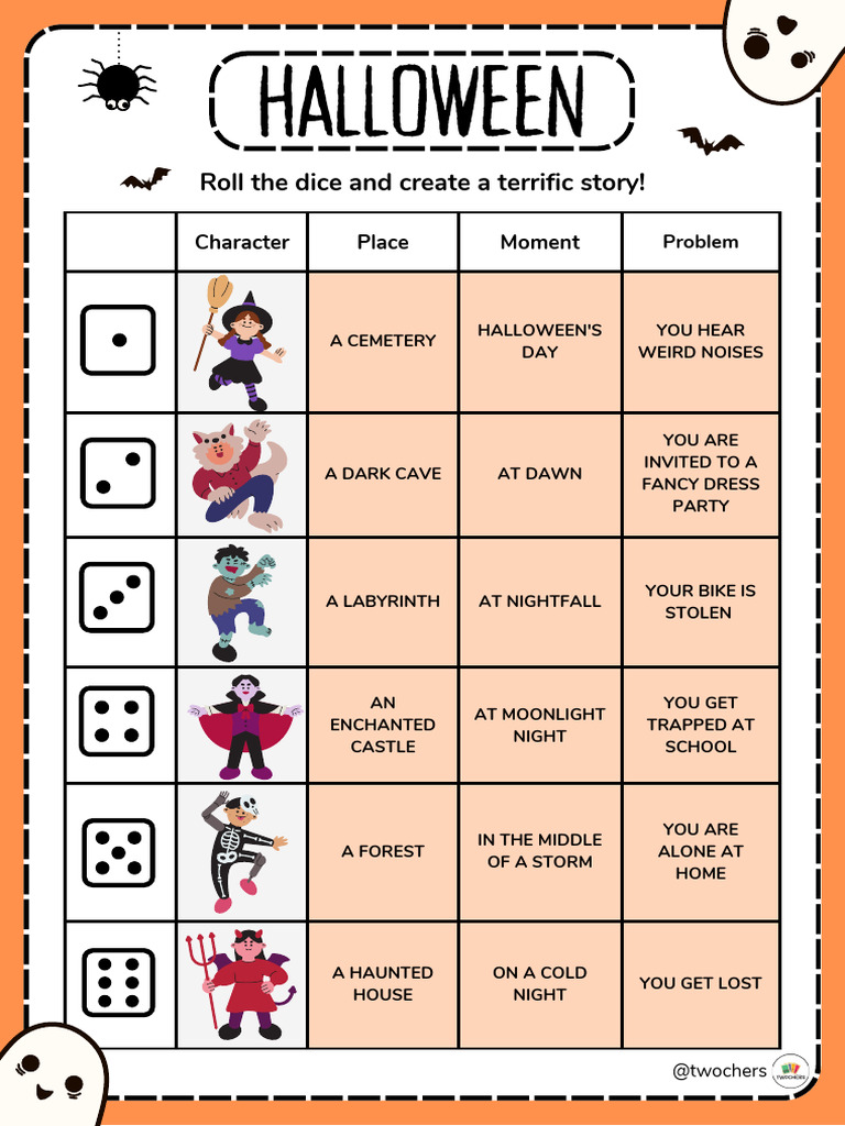 Halloween Roll The Dice | PDF