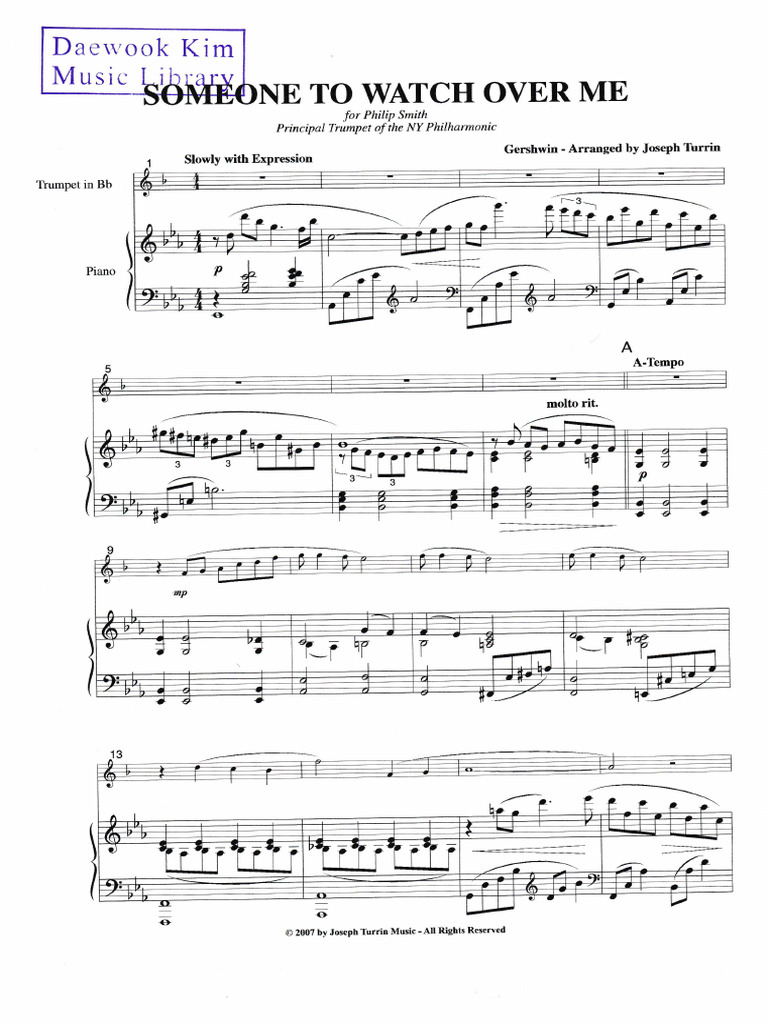 Someone To Watch Over Me | PDF