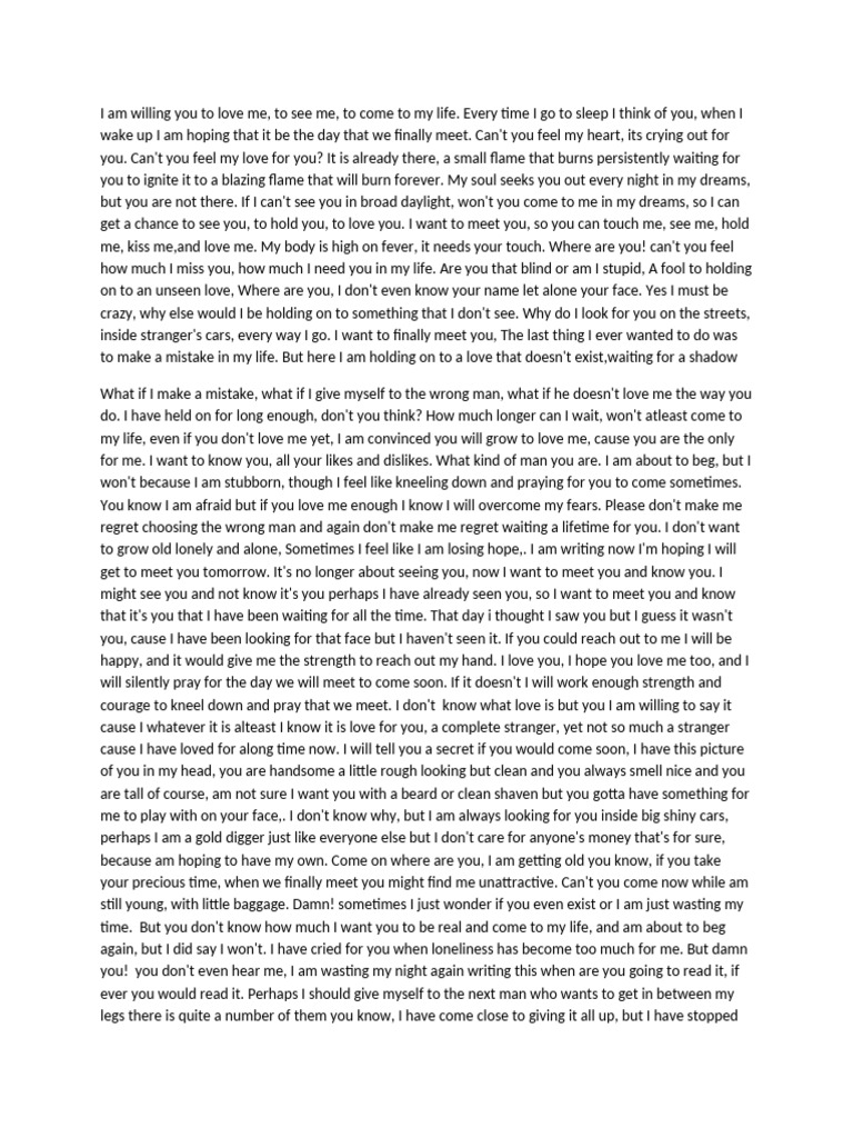 Dear You | PDF | Love