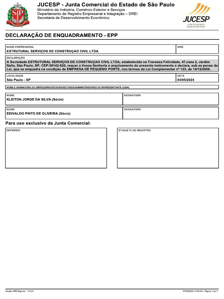 Enquadramento Epp | PDF