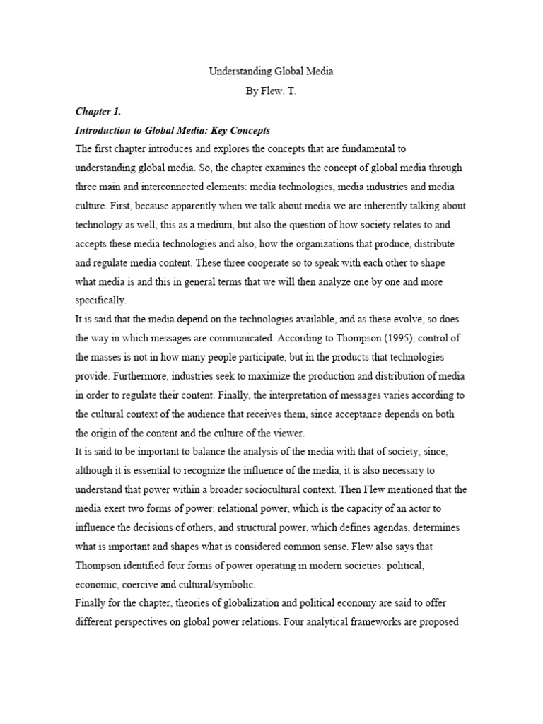 Reading Report Week 10 | PDF | Globalization | Nationalism