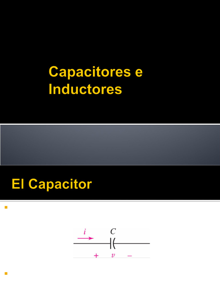 Capítulo 5 - Capacitores e Inductores | PDF | Condensador | Red eléctrica