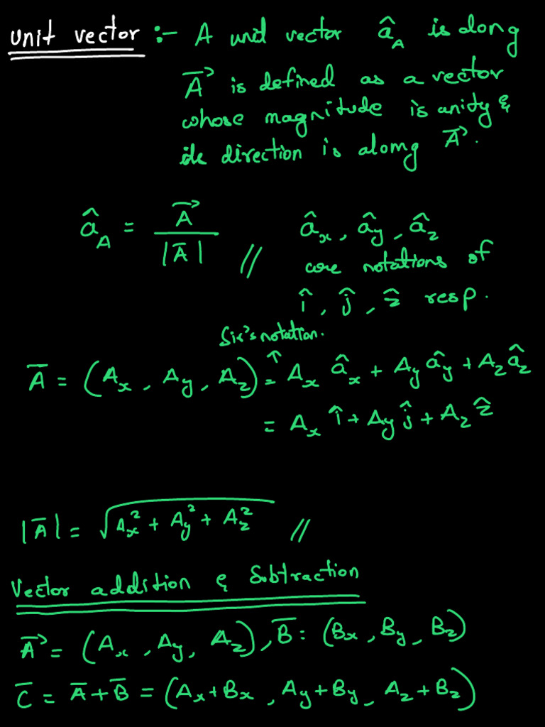 Vector Algebra (Emt) | PDF | Euclidean Vector | Elementary Mathematics