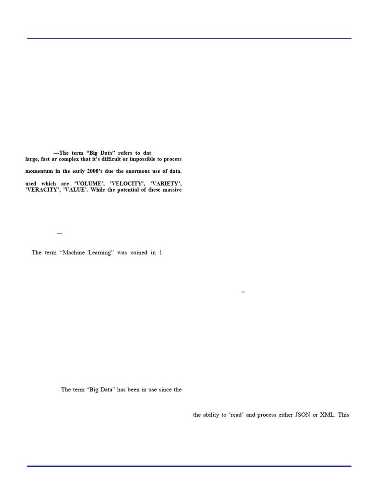 Machine Learning In Big Data Analytics Ijertconv9is11032 Pdf
