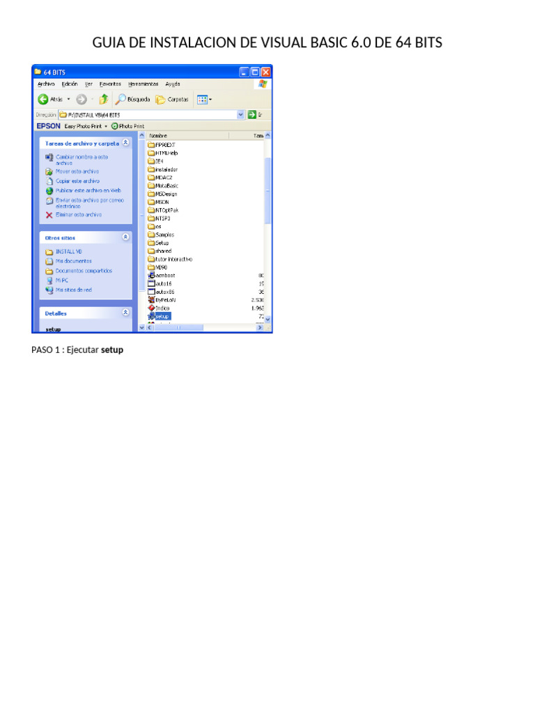 Guia de Instalacion de Visual Basic para 64 Bits | PDF | Informática