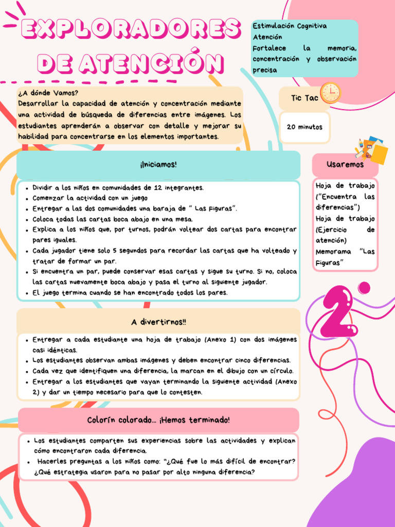 Fichas Estimulacion Cognitiva - Luis Israel | PDF | Memoria | Cognición