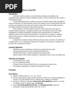 MPN Table | PDF | Evaluation Methods | Methodology