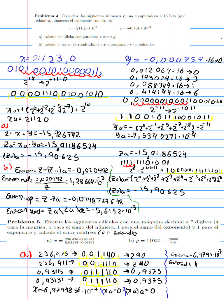 Practica Metodos Numericos - Annotated | PDF