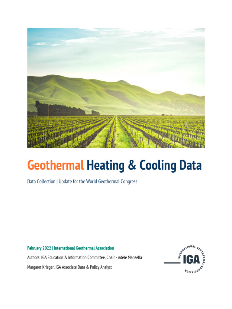 IGA Geothermal Heat Data | PDF | Geothermal Energy | Heat