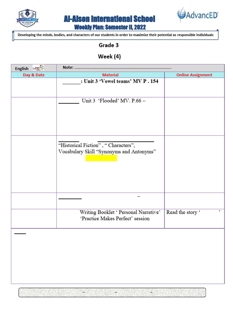 Grade 3 | PDF