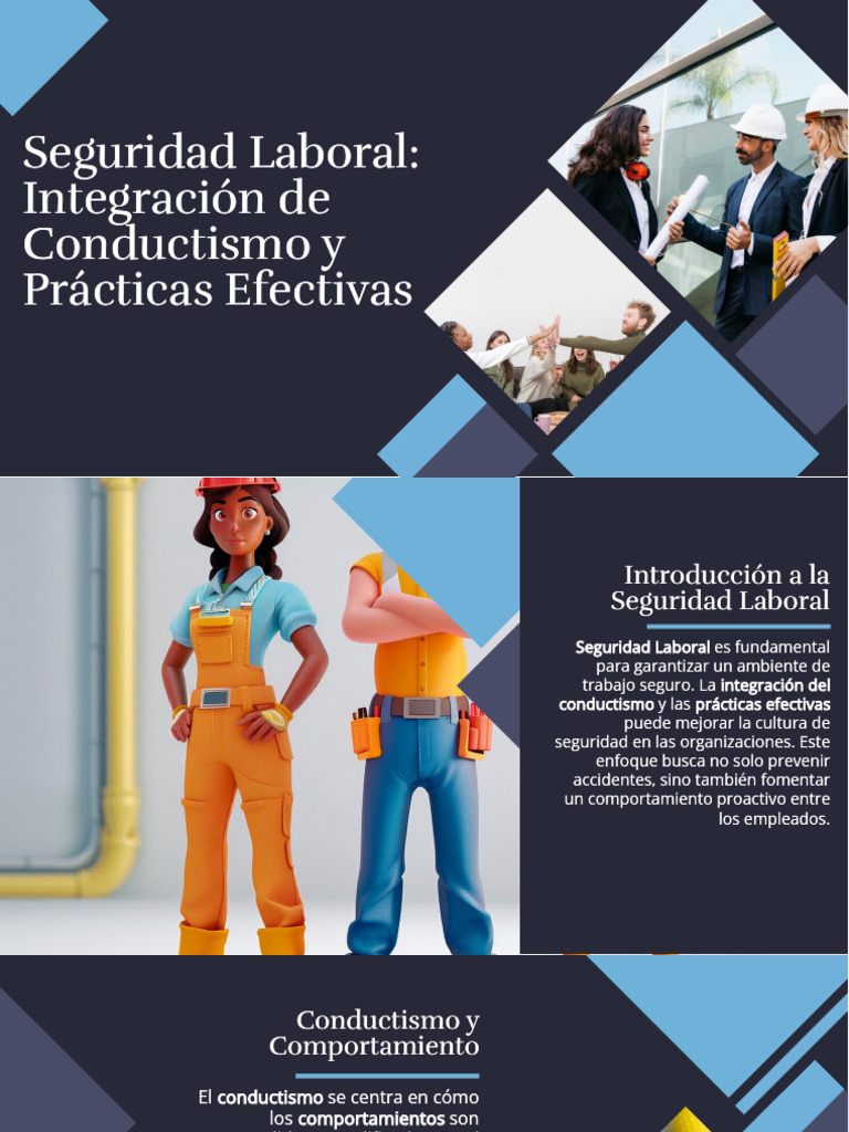 Seguridad-Laboral-Integracion-De-Conductismo-Y-Practicas-Efectivas | PDF