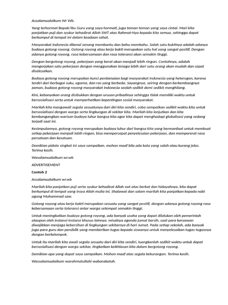 Pidato Indonesia | PDF | Karier & Perkembangan