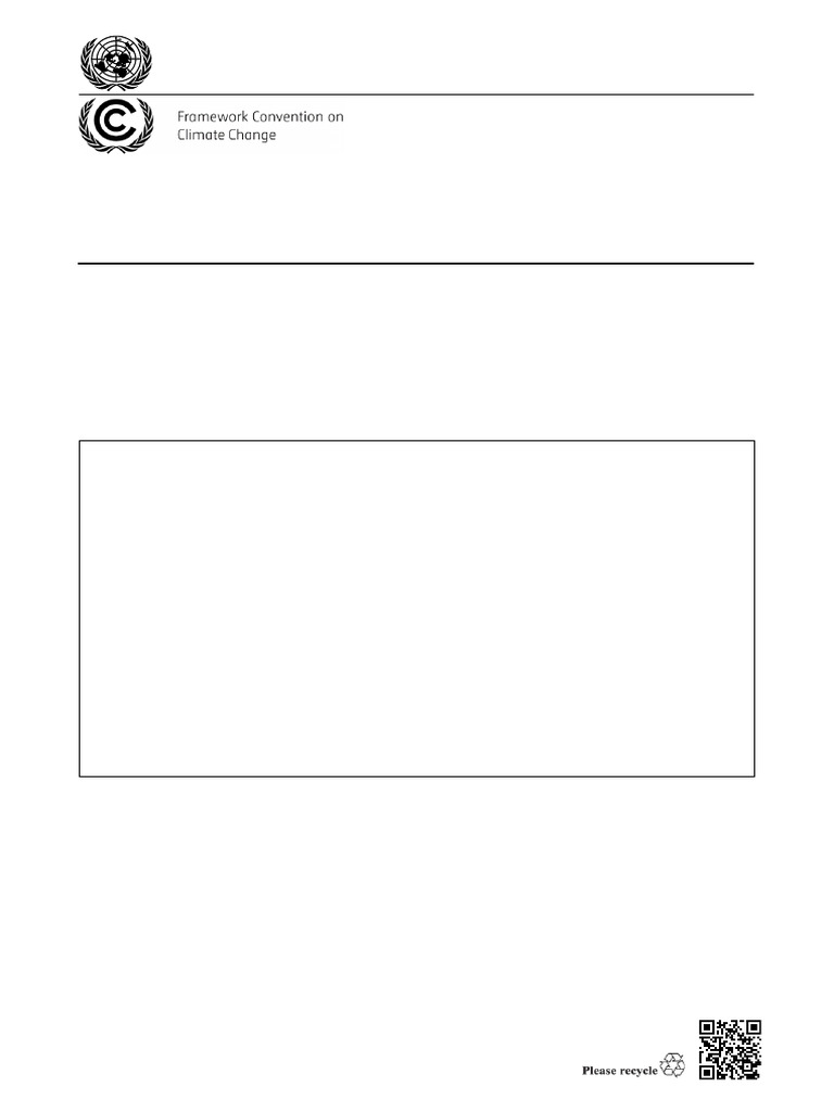 UNFCCC (2024) Framework Convention On Climate Change COP 29 | PDF ...