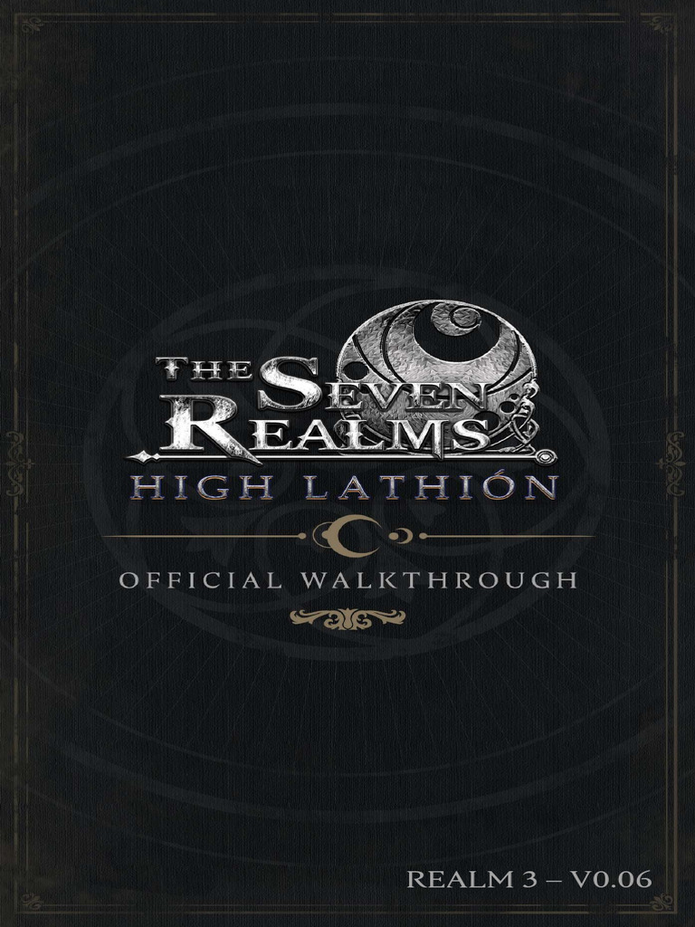 Seven Realms: Realm 3 Walkthrough | PDF