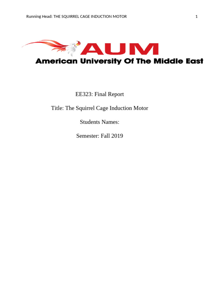 Lab Motion Final Report | PDF | Electric Motor | Electromagnetic Induction