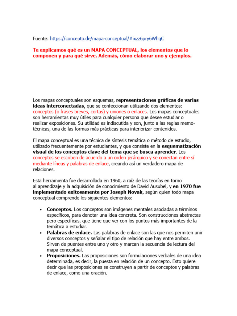 Material Apoyo Mapa Concep 2-23 | PDF