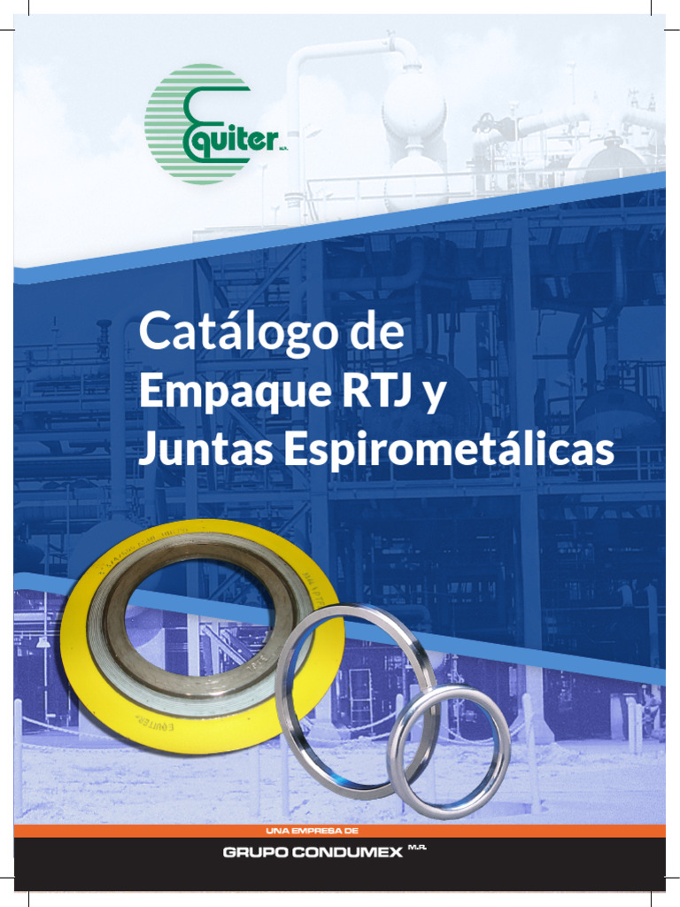 Catalogo Equiter Empaques y Juntas | PDF | Acero | Acero inoxidable