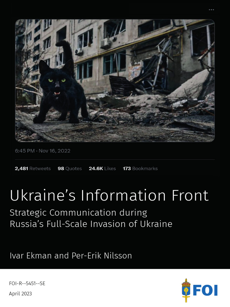 Ukraine's Information Front: Strategic Communication During Russia's Full-Scale Invasion of ...