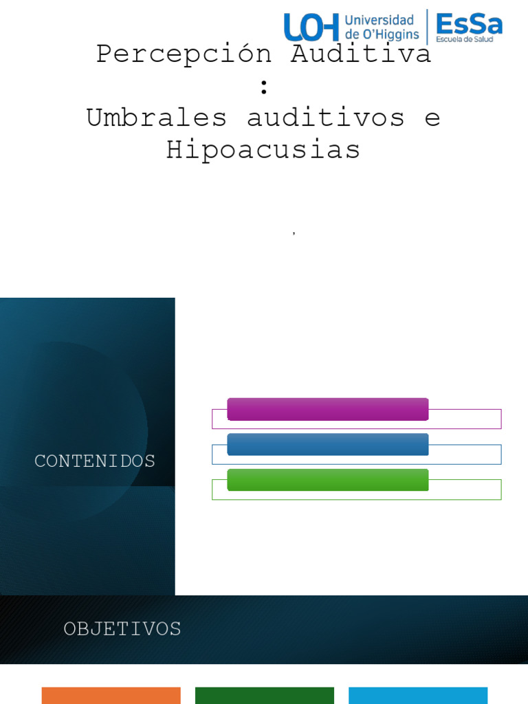 Percepci N Auditiva y Procesamiento Temporal | PDF | Escuchando | Sonido