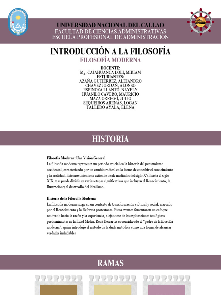 Filosofía Moderna | PDF | Immanuel Kant | Empirismo