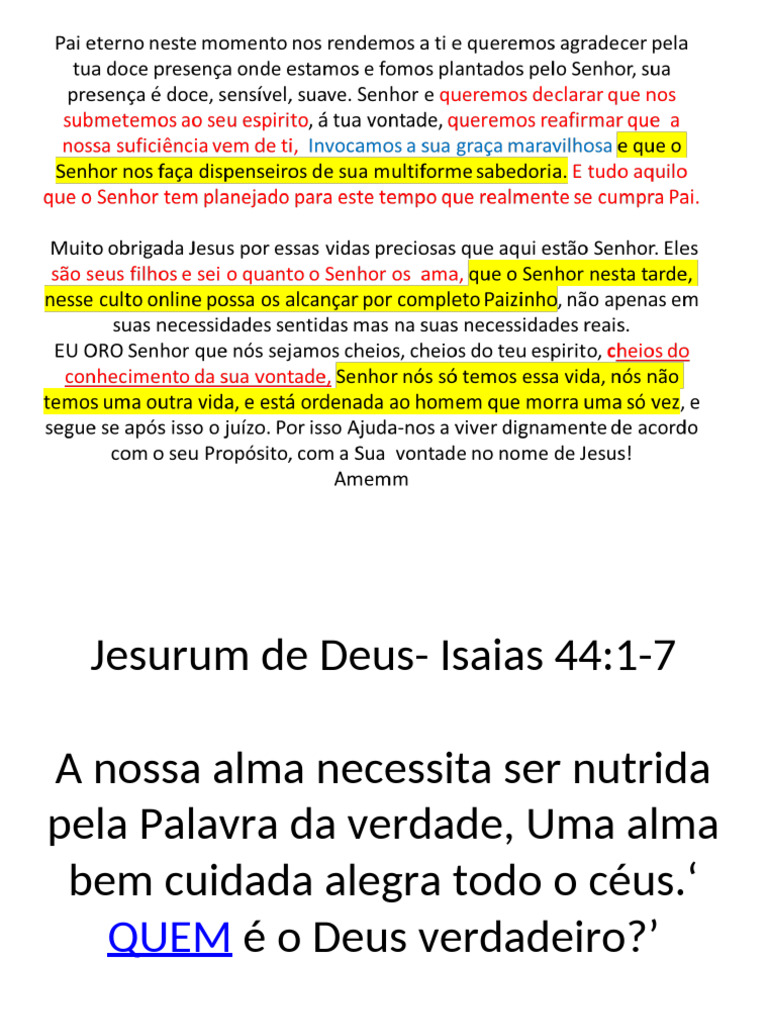 Jesurum de Deus | PDF | Idolatria | Deus