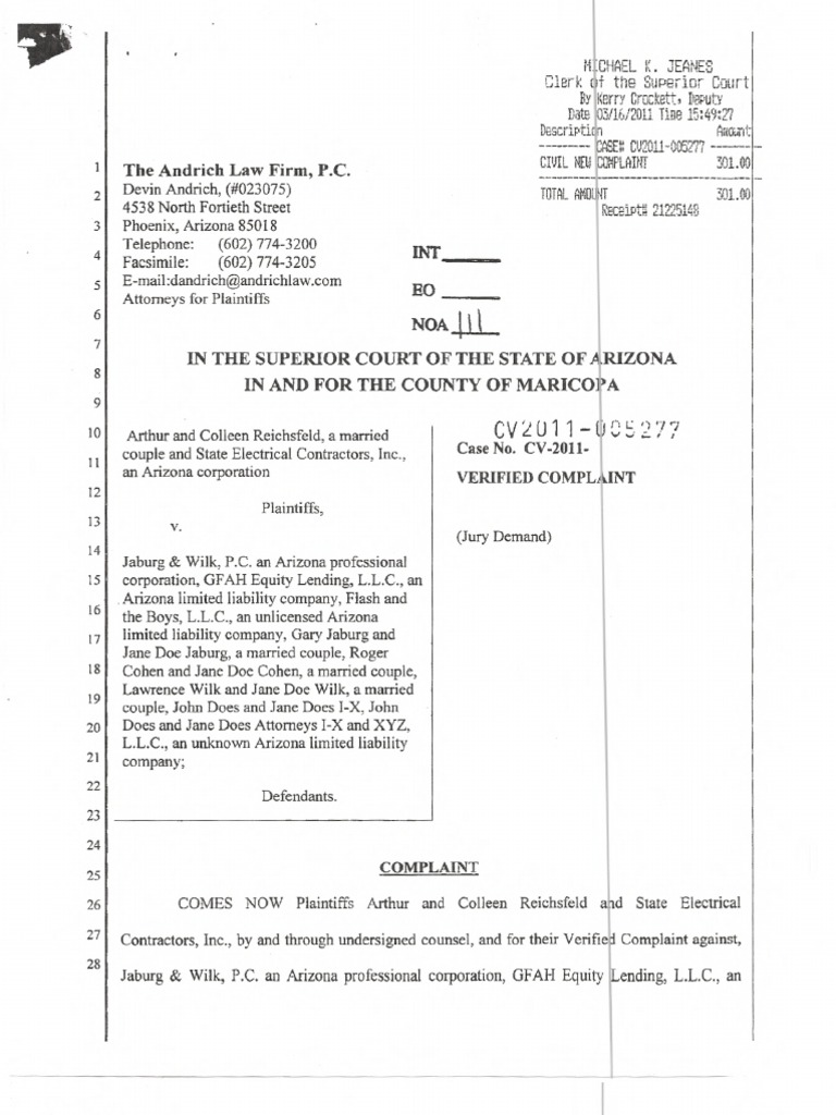 Complaint | PDF | Intentional Infliction Of Emotional Distress | Negligence