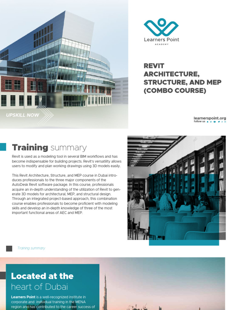 Revit Architecture, Structure & MEP (Combo Course) | PDF | Autodesk Revit | Learning