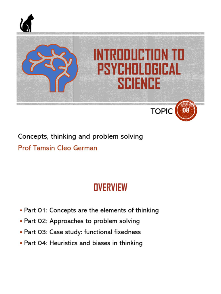 08 Thinking W23 Slides (One Per Page) | PDF | Concept | Insight