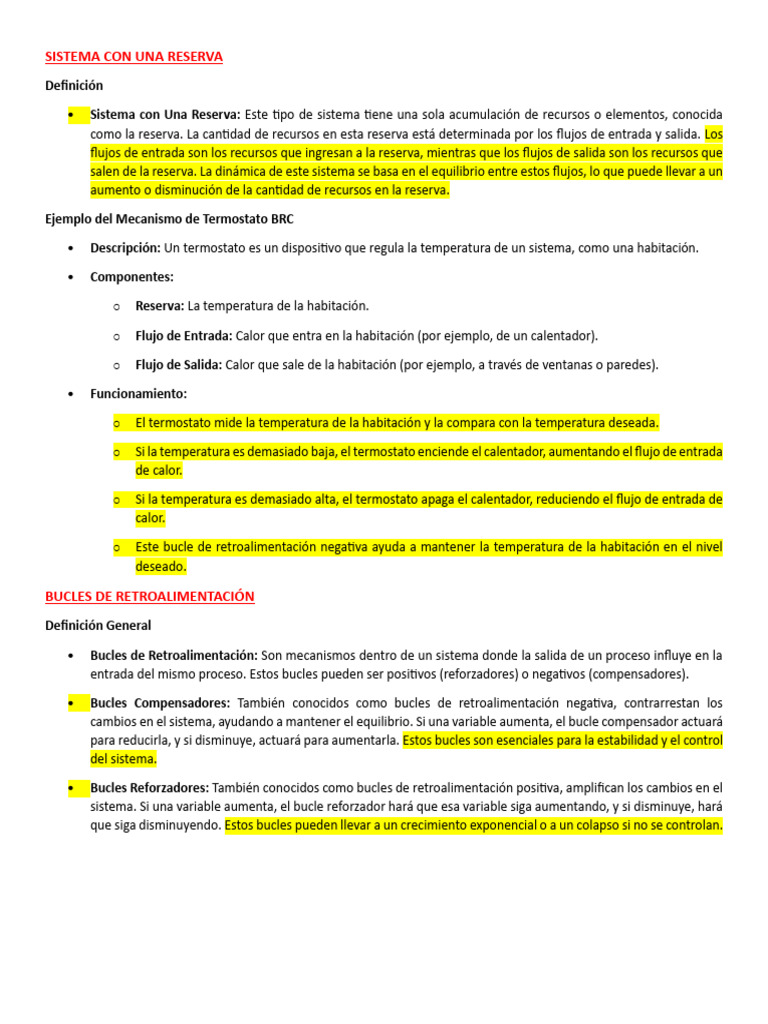 Resumen Donella Meadows | PDF | Realimentación | Termostato