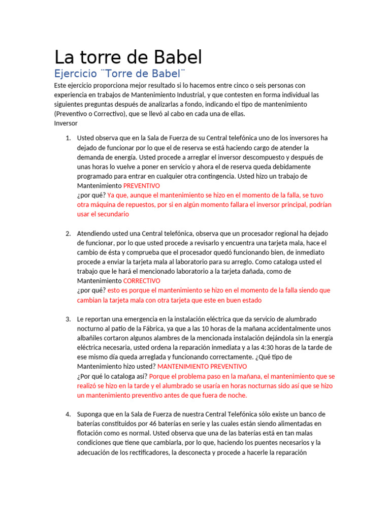 La Torre de Babel | PDF