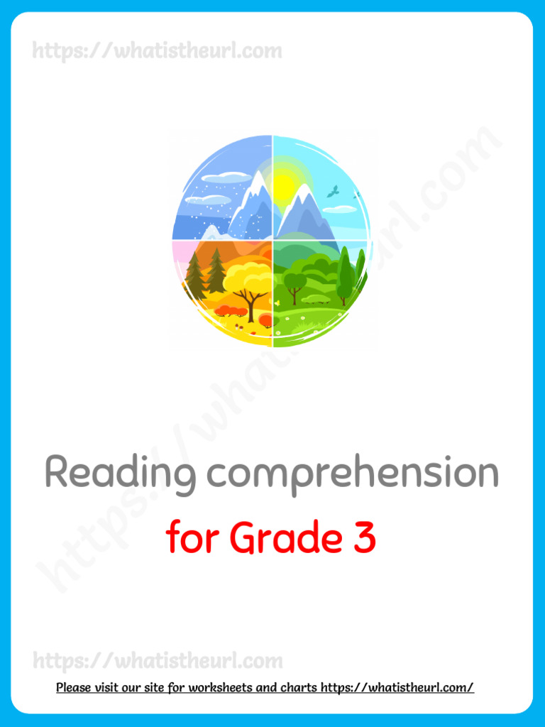 Four Seasons Reading Comprehension For Grade 3 | PDF | Senses | Continent
