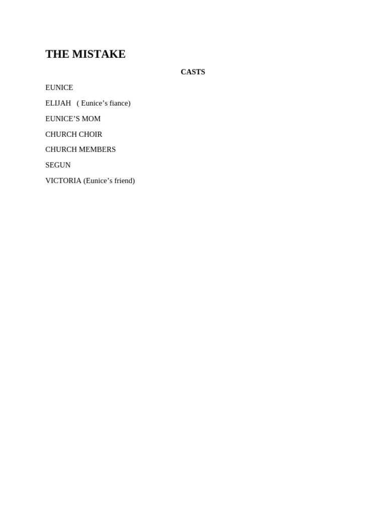 The Mistake | PDF | Elijah | Religious Belief And Doctrine